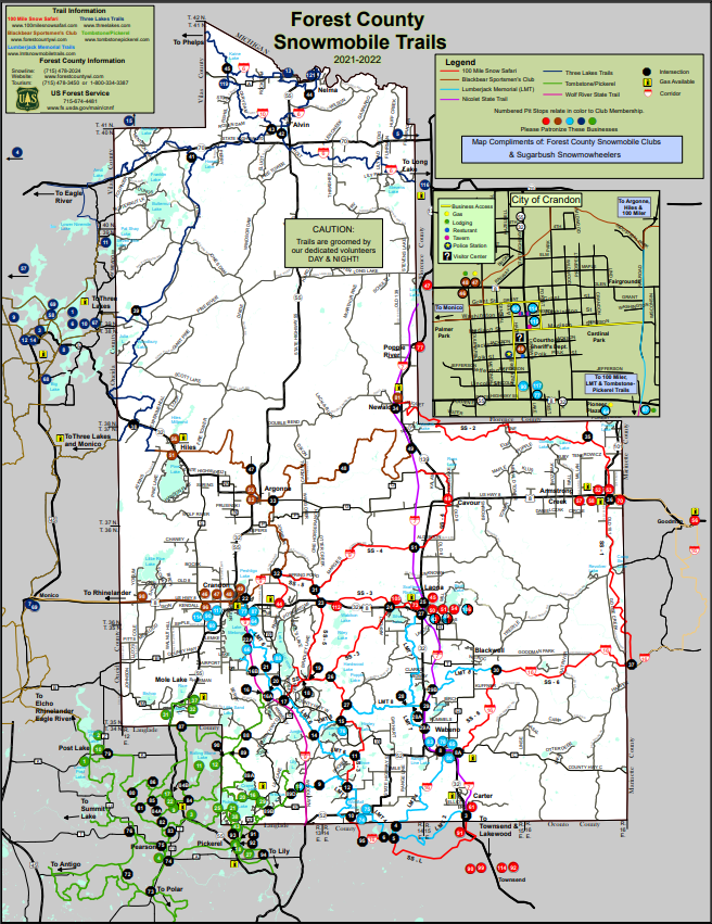 Trail Maps - Moose Country Snowmobile Club